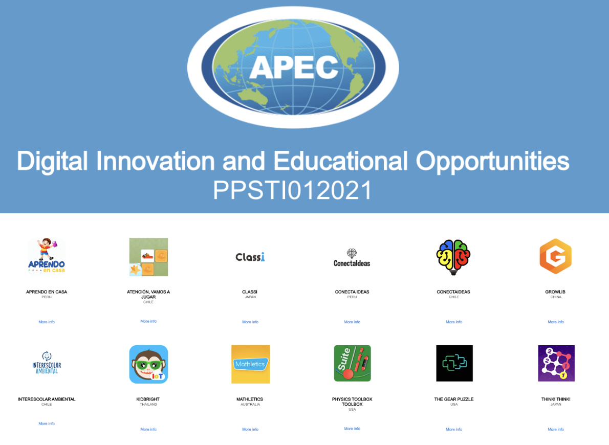 APECプロジェクト「Digital Innovation and Educational Opportunities」において、オンライン ...